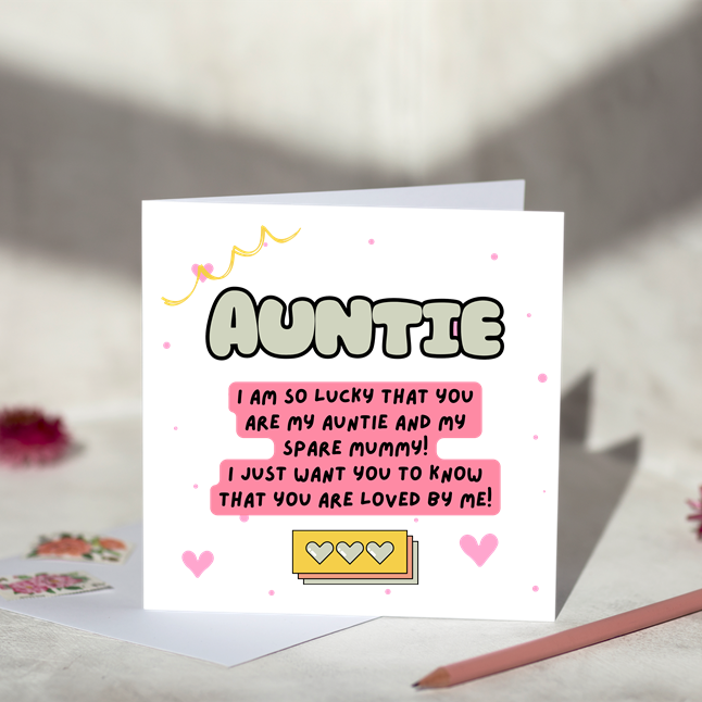 Auntie I am so Lucky to Have You – Beauty and The Button
