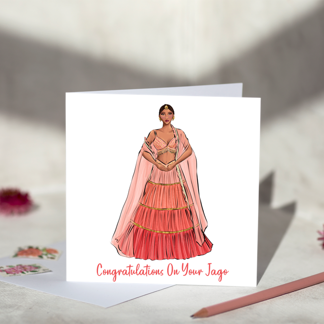 Jago Bride Card – Beauty and The Button
