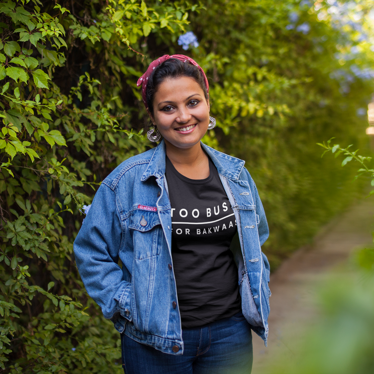 Too Busy For Bakwaas Unisex Black T-Shirt – Beauty and The Button